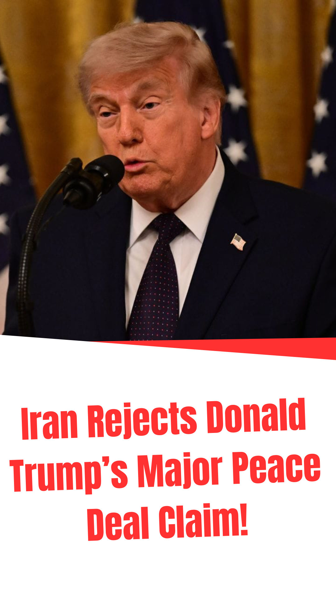 Iran rejects Donald Trump’s major peace deal claim!