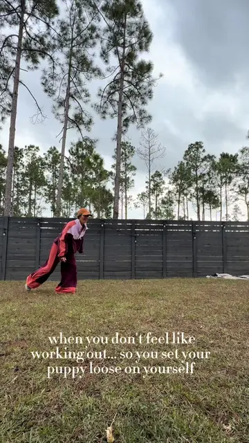Backyard cardio powered by puppy zoomies
