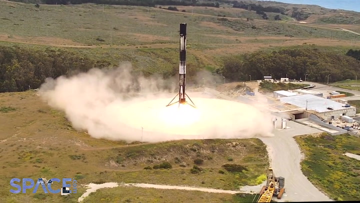 Amazing drone footage of SpaceX's 200th landing of an orbital class rocket