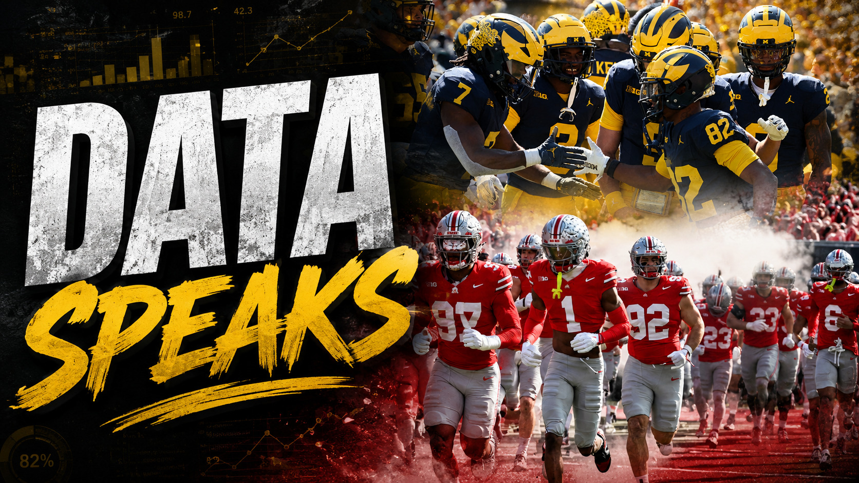 Where does Michigan stand in college football? Data from four major ...