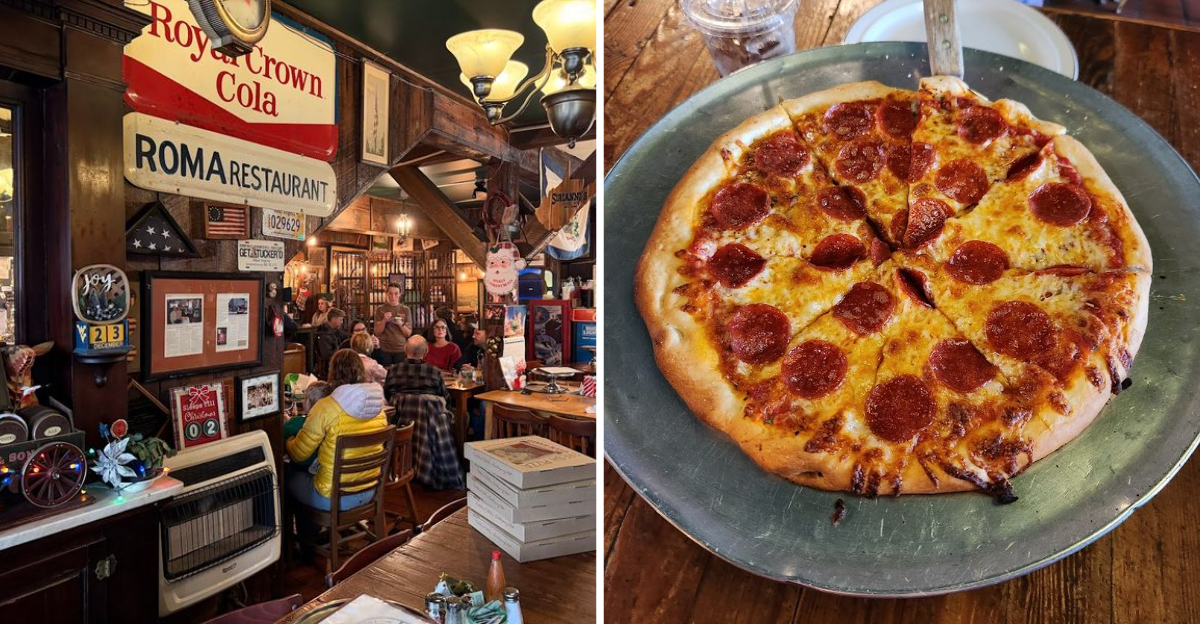 This quirky West Virginia cafe has funky decor and pizza that keeps ...