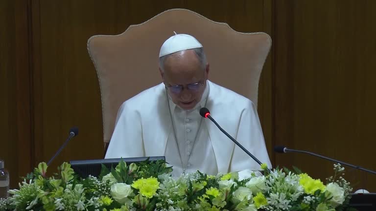Pope Leo urges world to 'slow down' on AI in first major manifesto