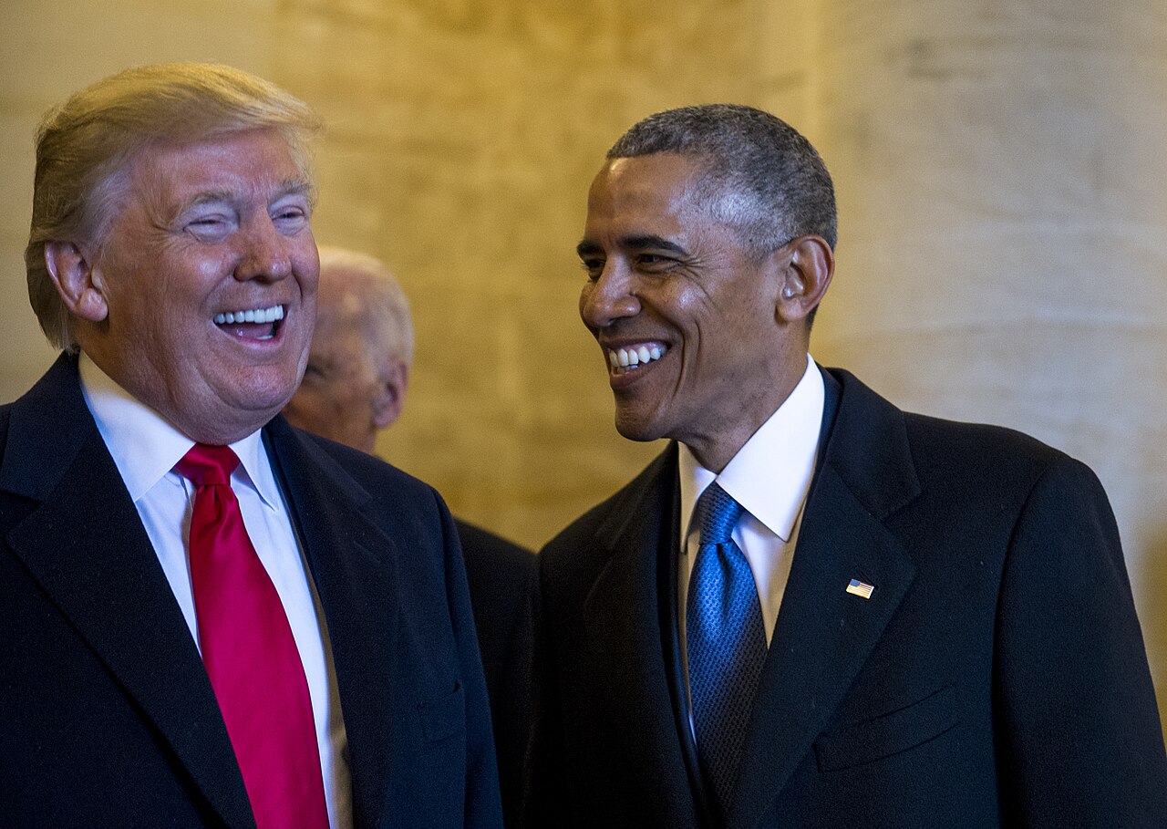 Trump shares Barack Obama's AI-generated mugshot months after ...