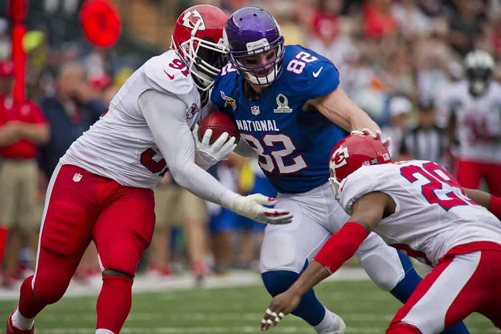 Football hits too mild to cause concussions may still change players’ gut
