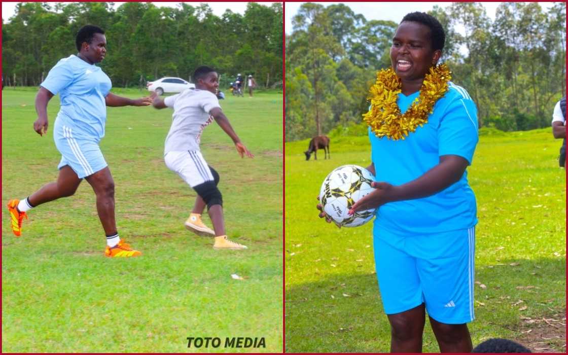 Linet Toto wows Kenyans with impressive football skills, photos of her ...