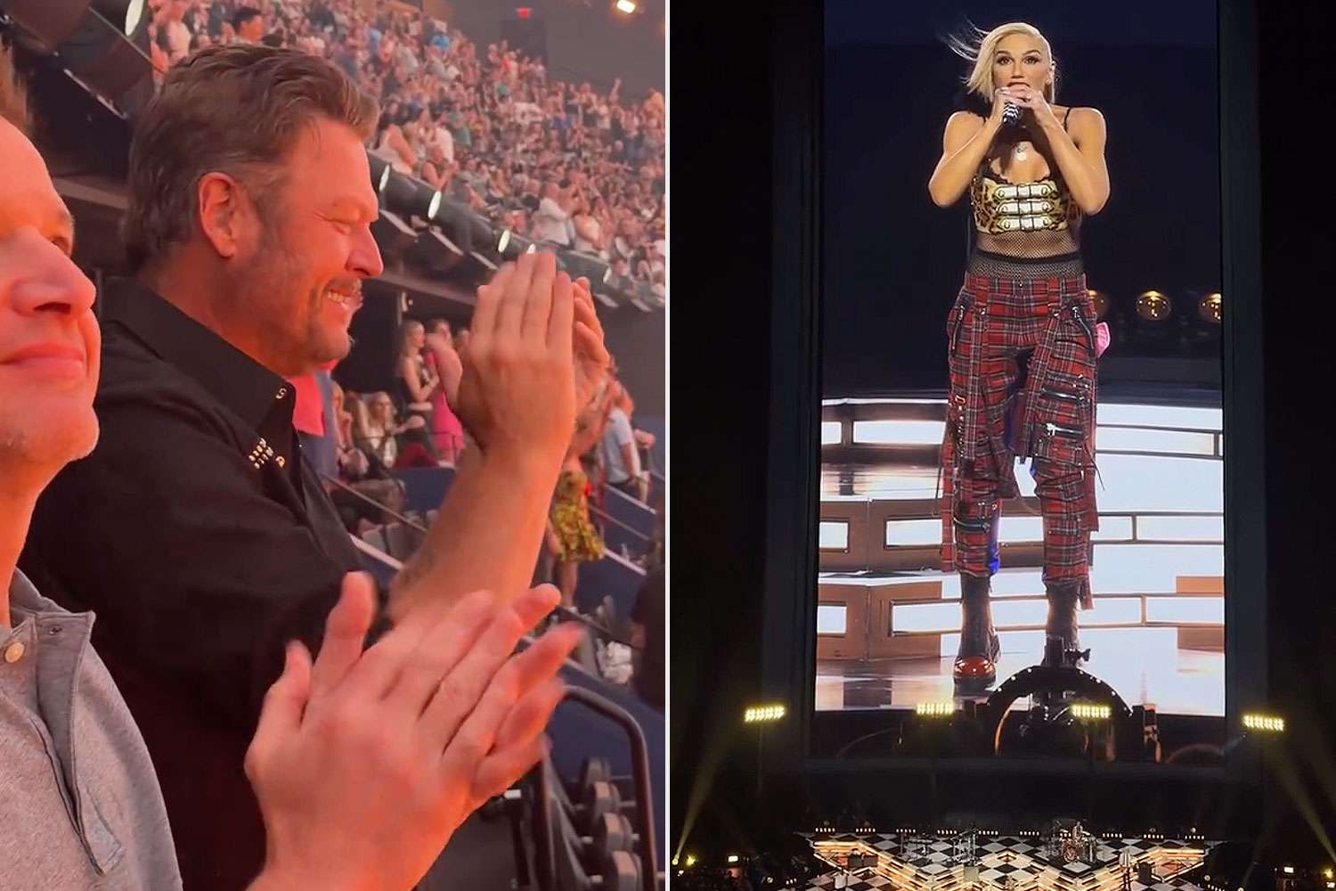 Blake Shelton praises wife Gwen Stefani after he 'finally got a night ...