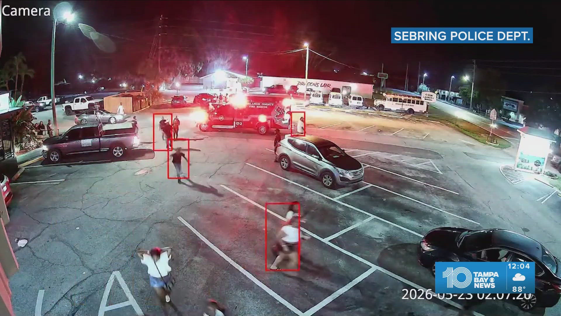 Woman drives car into crowd outside Sebring bar