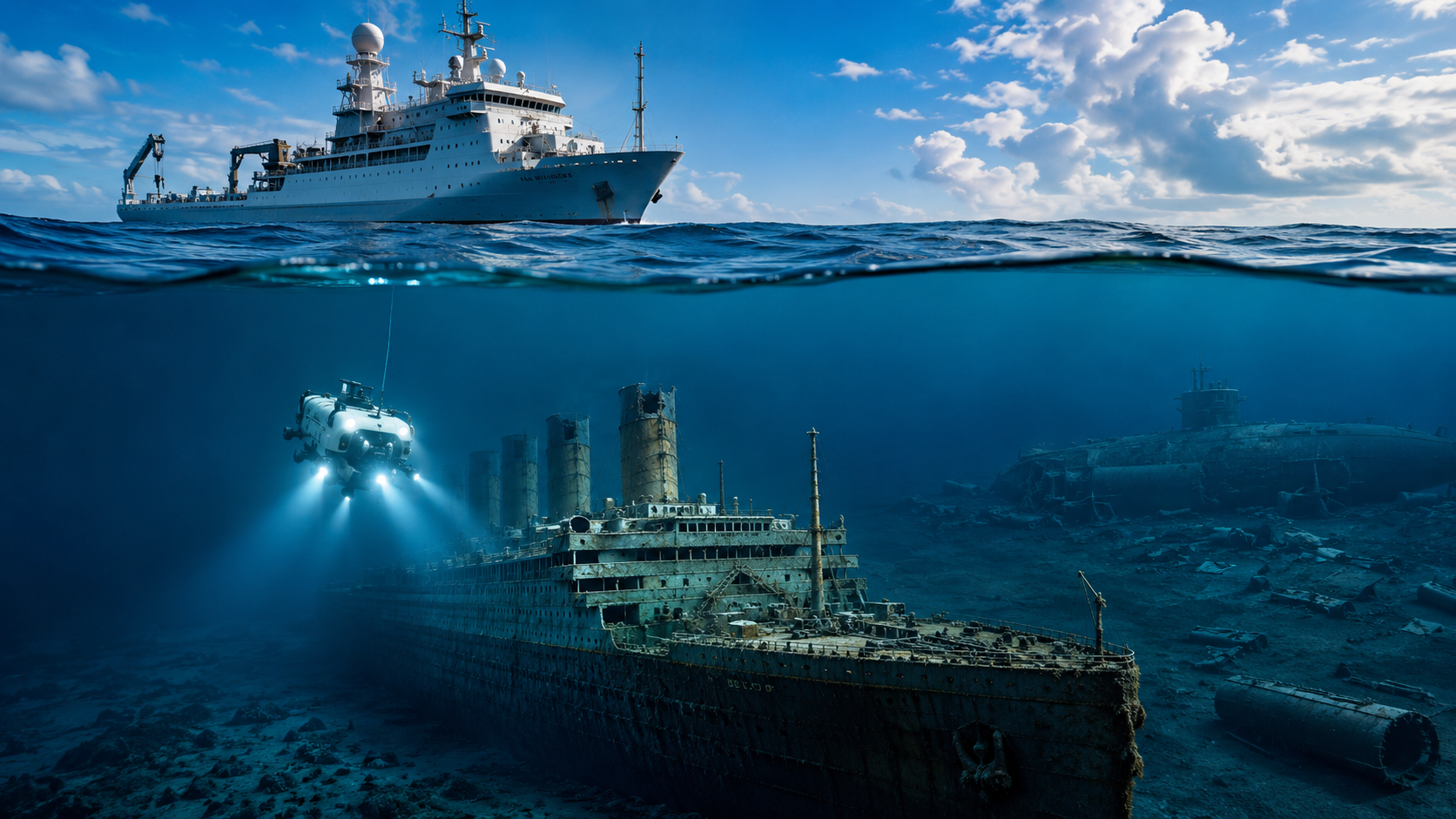Why the US Navy secretly used the Titanic search as cover