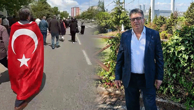 Şehit cenazesinde yürek yakan ölüm! Türk bayrağını üstüne sarıp konuştu ...