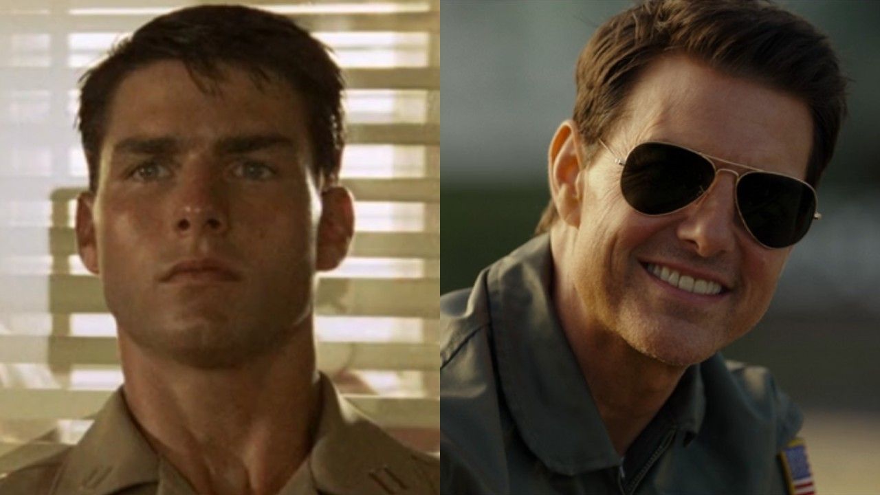 I watched the Top Gun movies back-to-back, and I just noticed an ...