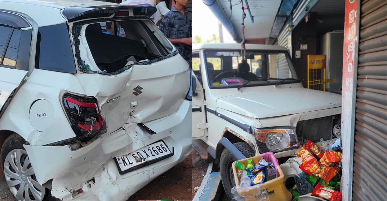 Irrigation dept SUV hits car, crashes into bakery in suspected drunk ...