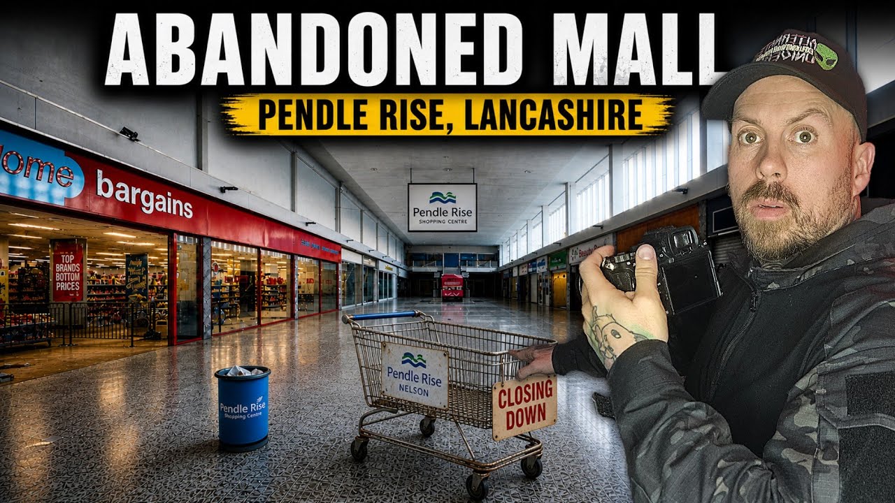 Exploring Pendle Rise Mall, the abandoned retro 1960s shopping centre
