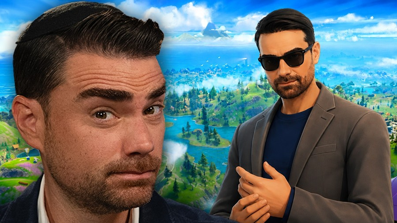 Ben Shapiro learns how to play Fortnite for the first time