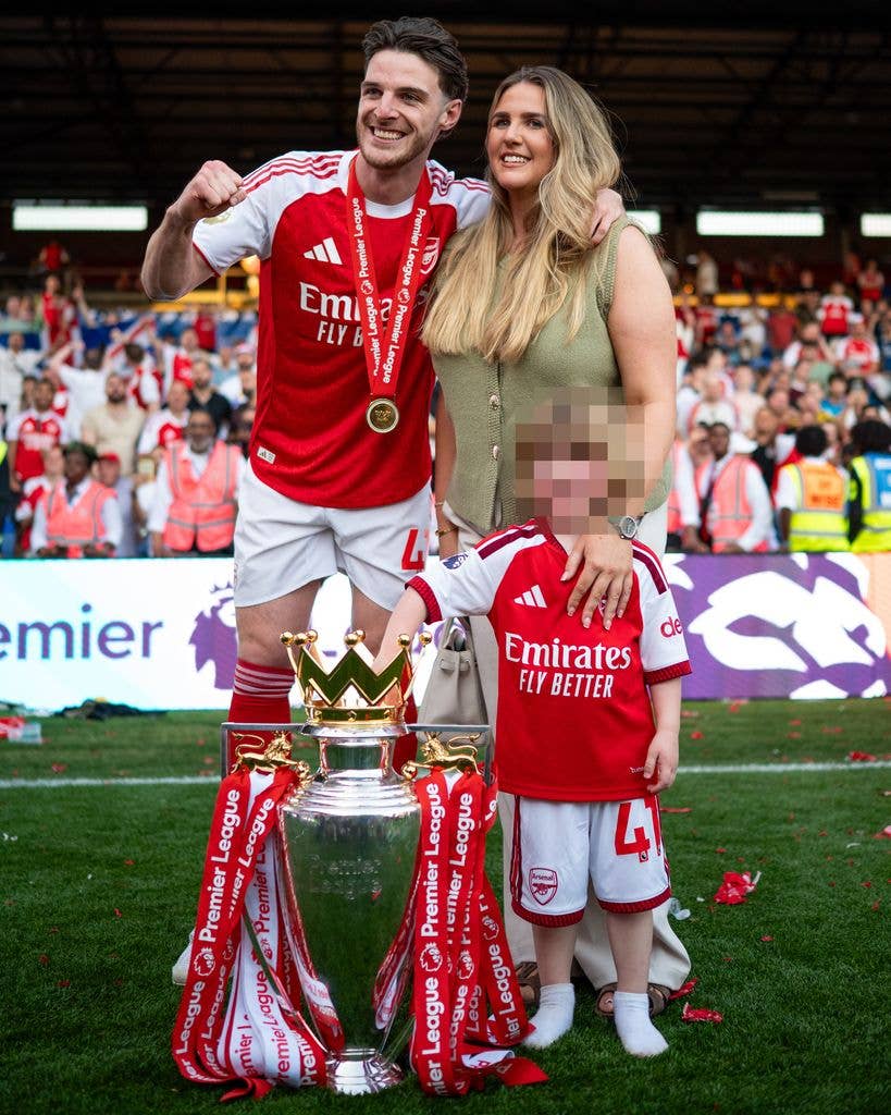 Declan Rice's partner Lauren Fryer seen publicly for the first time in ...