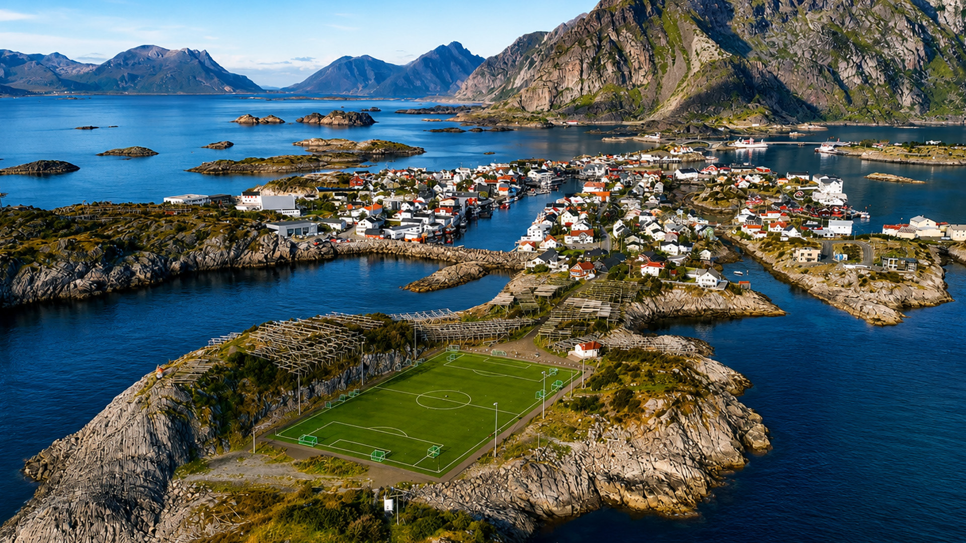 Why is there a football field here?