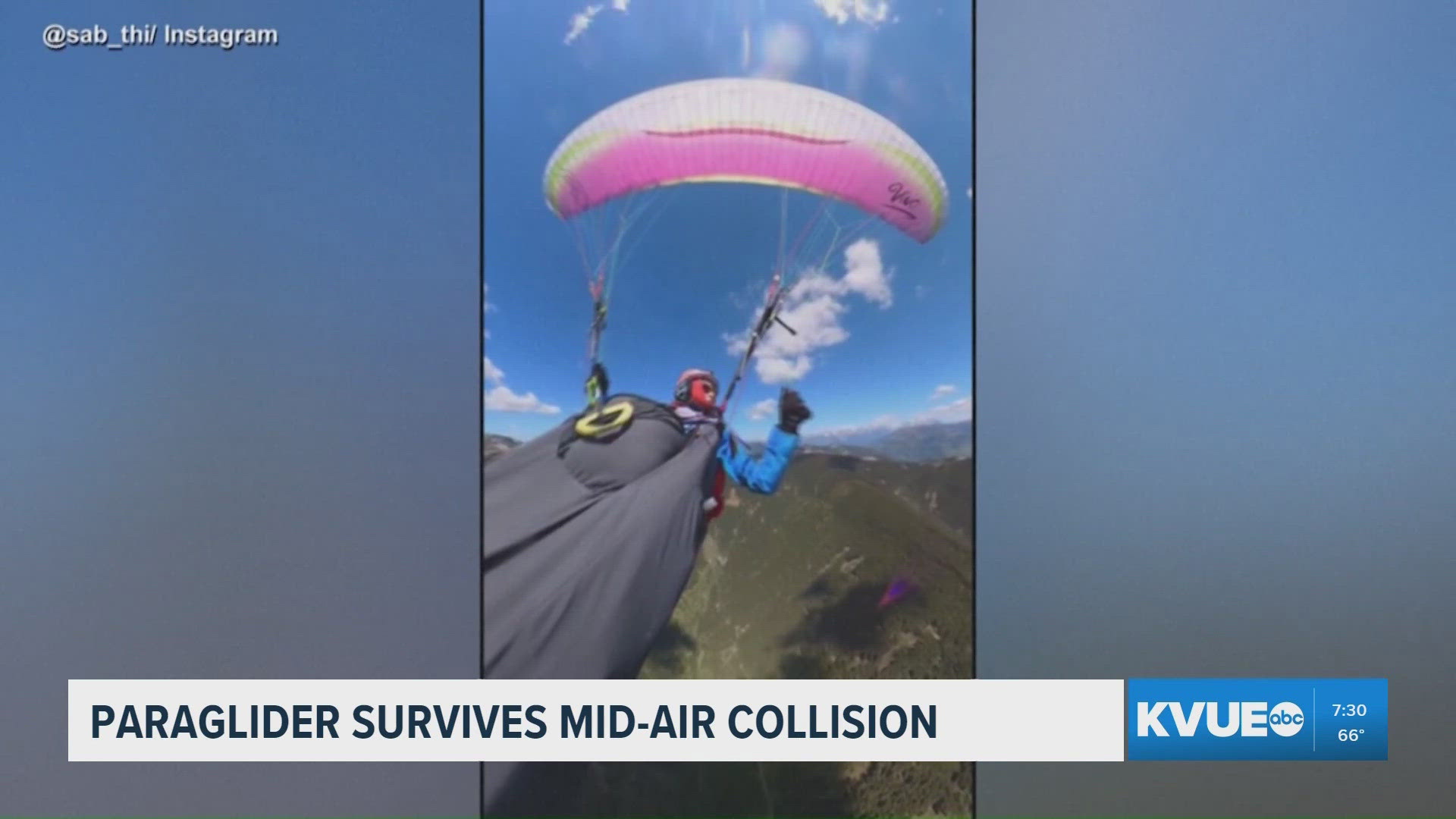 Airplane hits paraglider in Austrian Alps