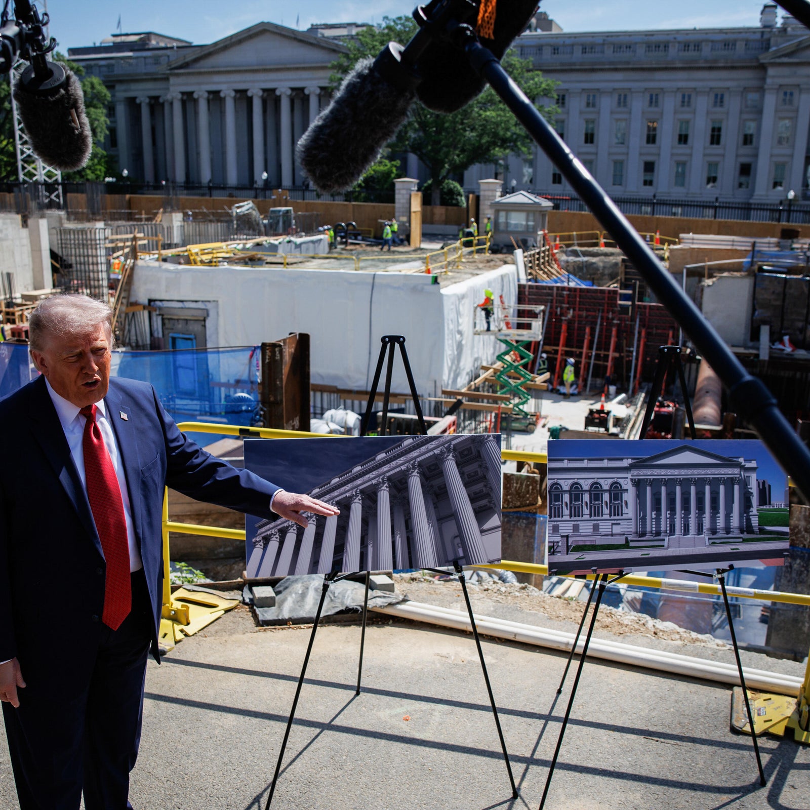 AG requests to resume ballroom construction, citing latest shooting