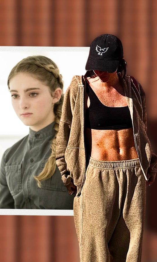 Hunger Games star’s abs go viral