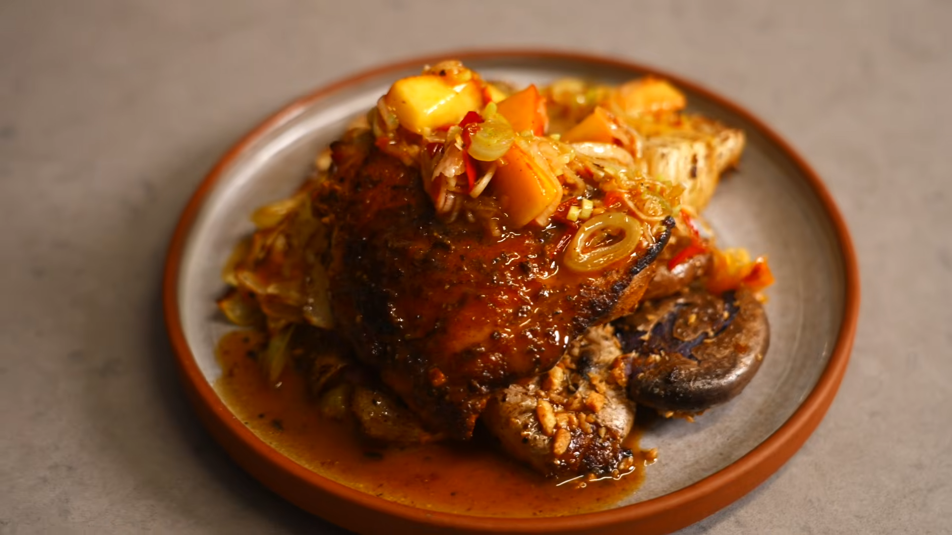 Quick and easy one-pan meal at home