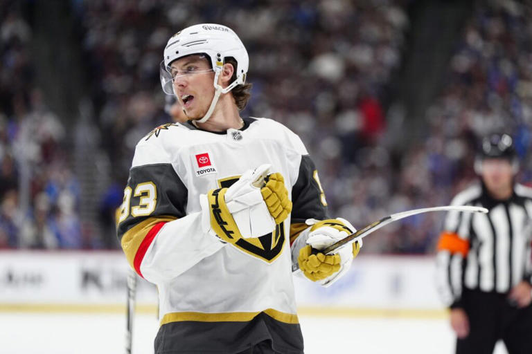 Mitch Marner Discusses Golden Knights’ Playoff Run After Vegas Win Game ...