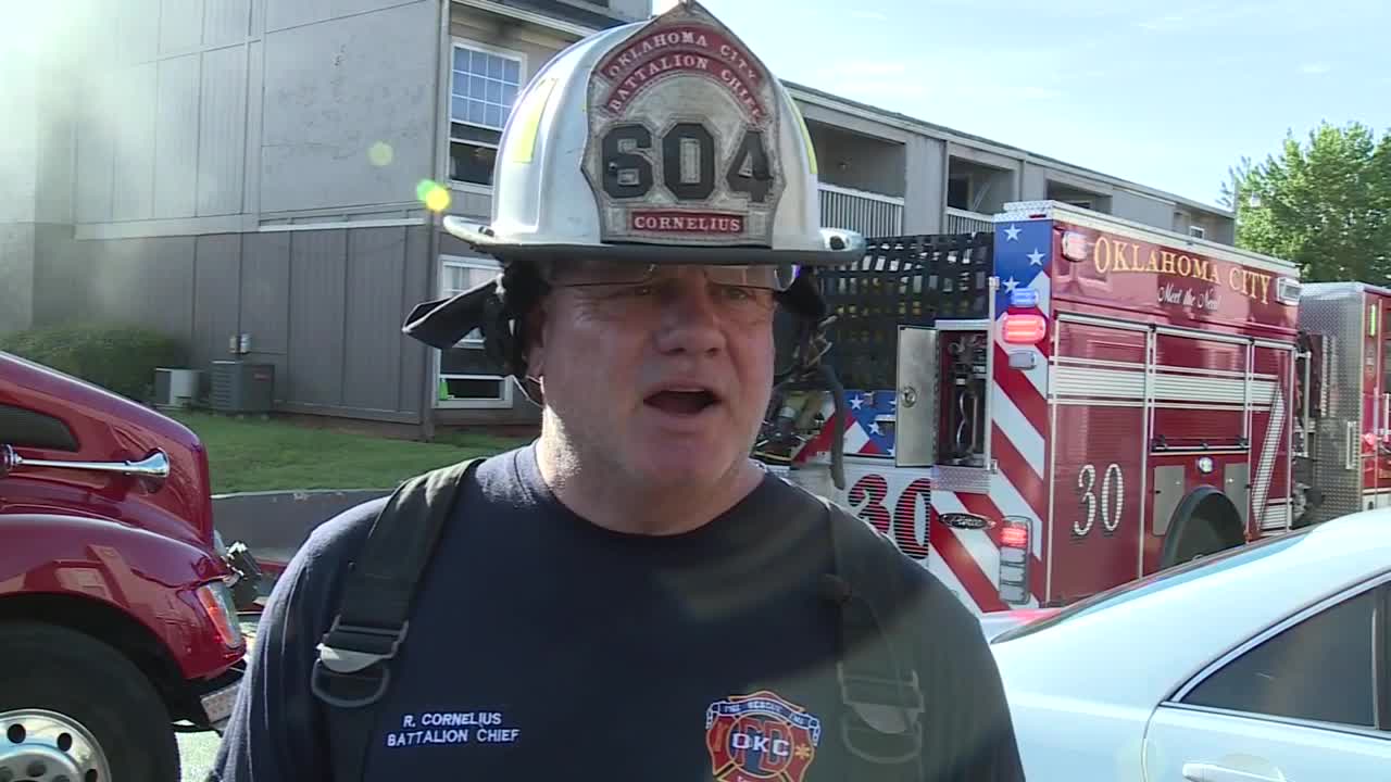 Authorities give update after fire breaks out at Oklahoma City ...