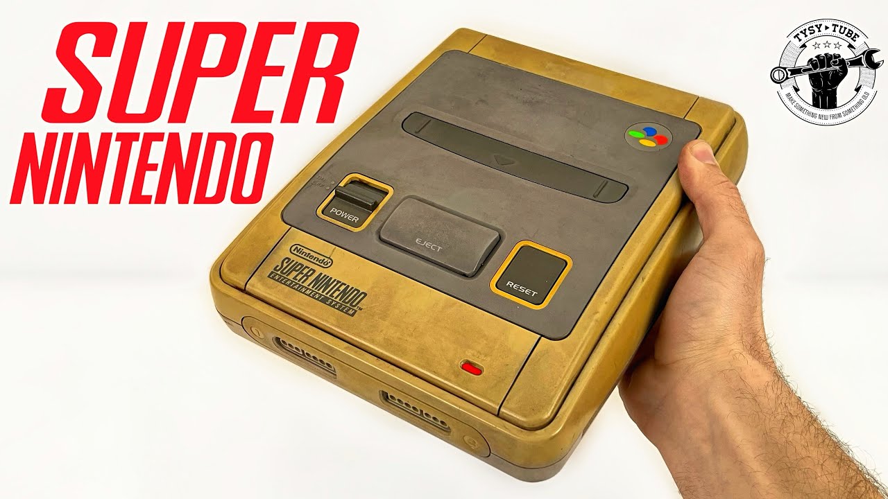Nintendo console restoration - yellowed plastic retrobright - ASMR