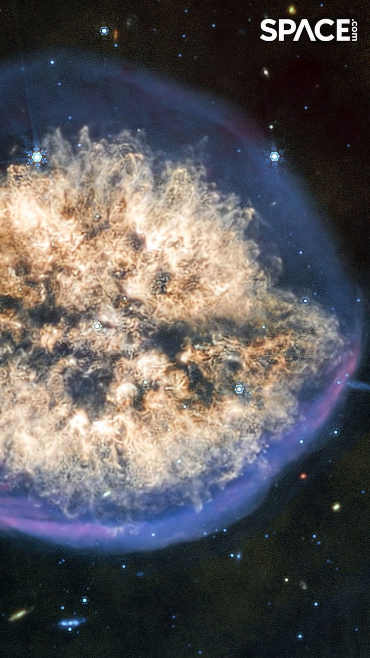 'Exposed cranium' nebula - James Webb Space Telescope