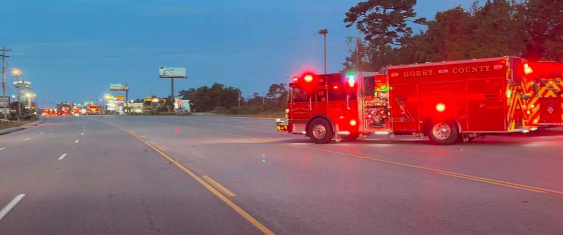 Update: Gas line secured after crash on N Kings Highway, 2 sent to hospital
