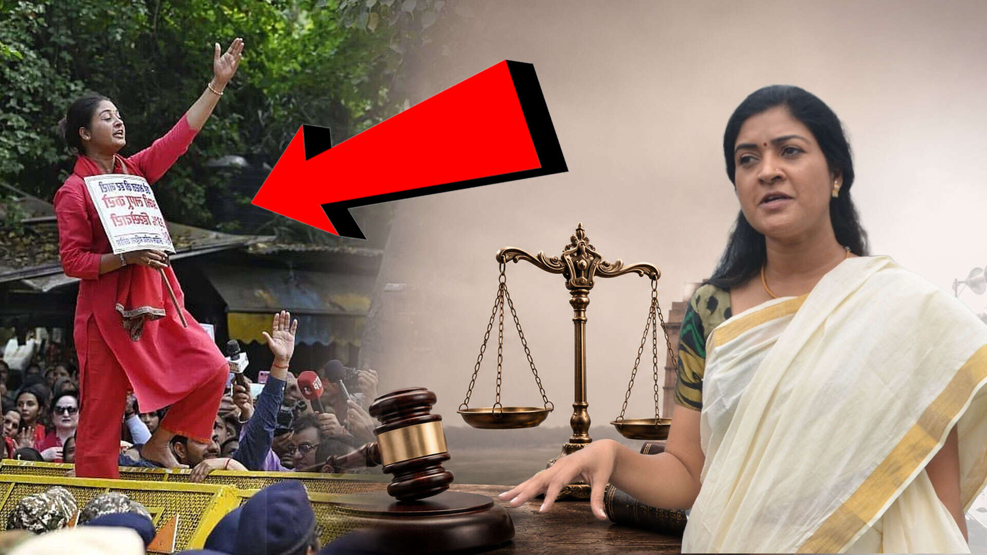 Former MLA Alka Lamba found guilty in women reservation protest case ...