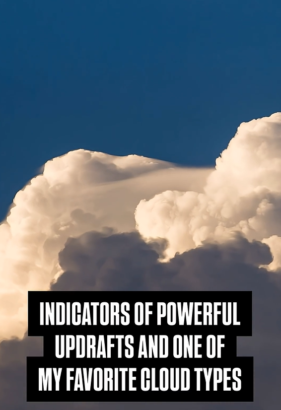 Stunning pileus clouds timelapse | Epic storm chasing weather footage