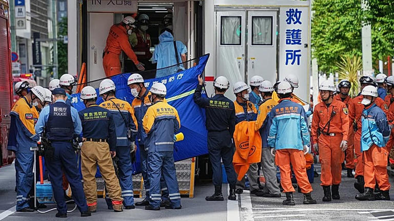 Around 20 people injured after spraying incident at Tokyo mall ATM ...