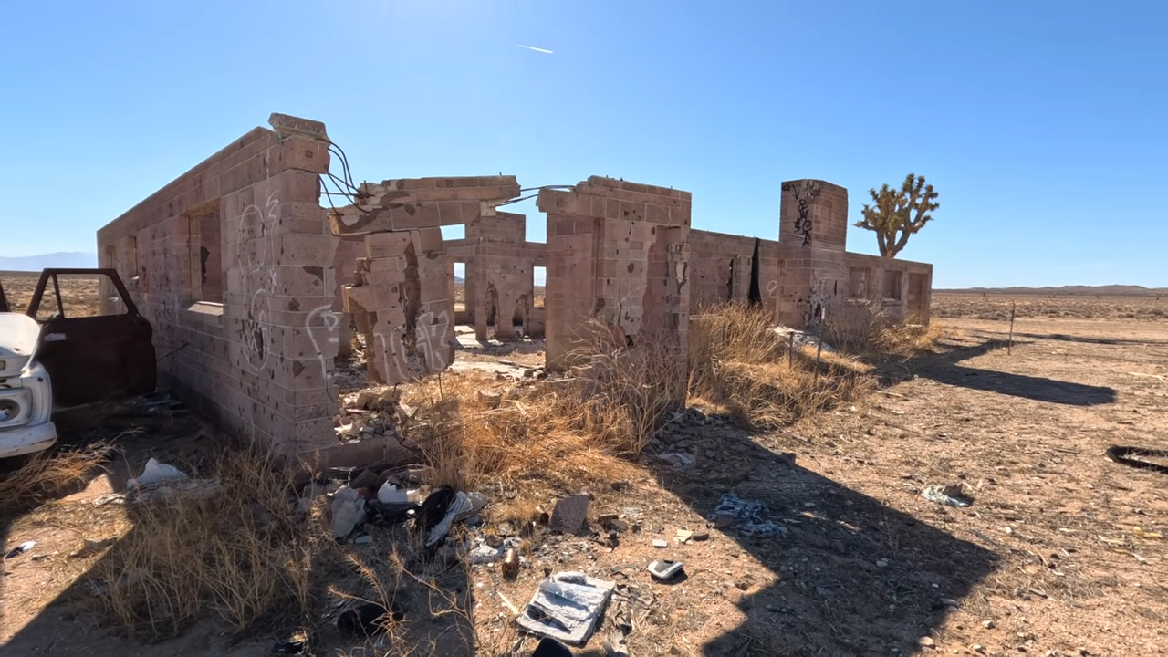 A 200-mile road cuts through the Mojave Desert - but nobody knows why ...