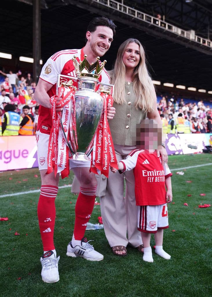 Declan Rice's partner Lauren Fryer seen publicly for the first time in ...