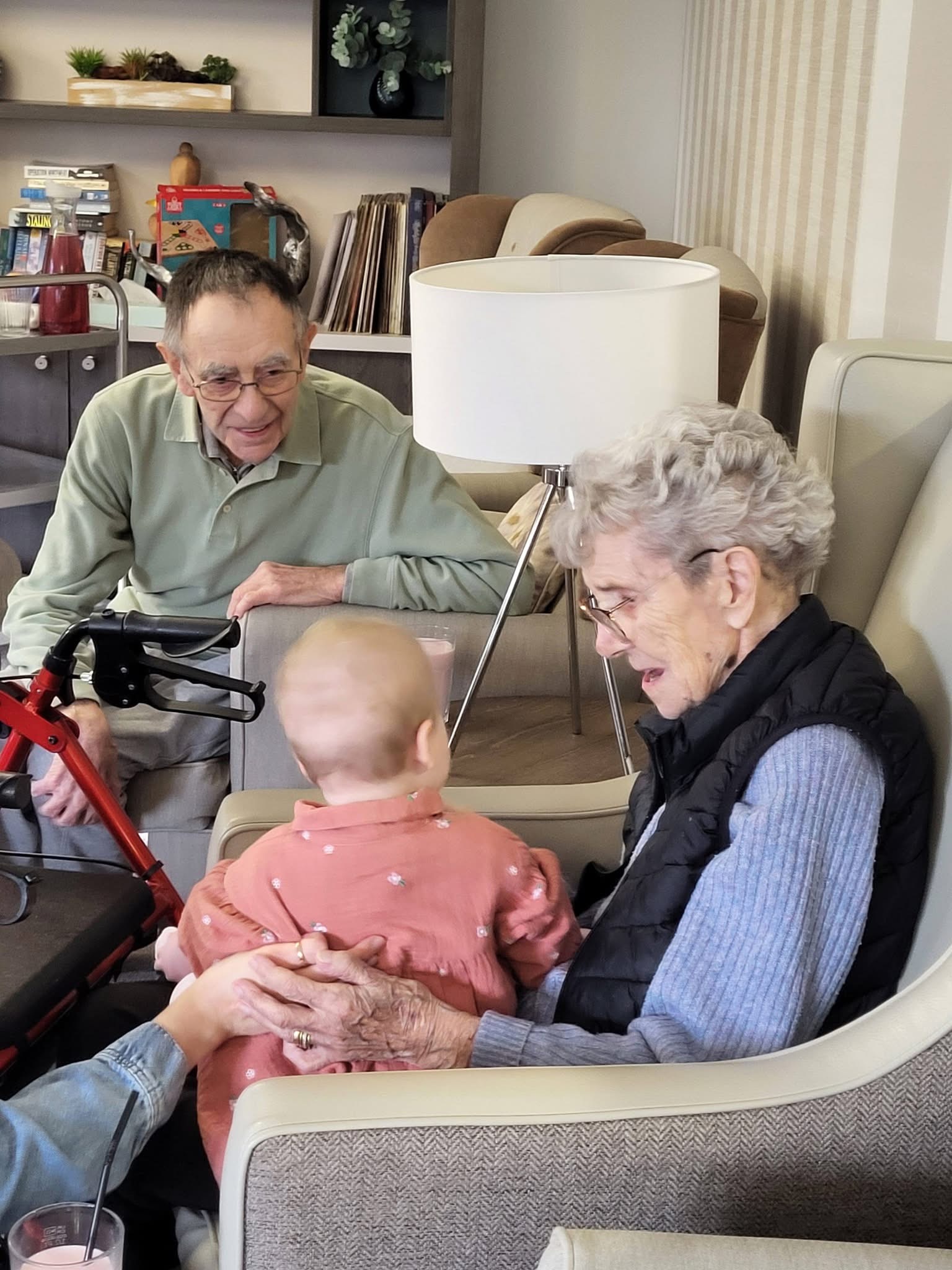 New intergenerational group brings babies and care home residents together