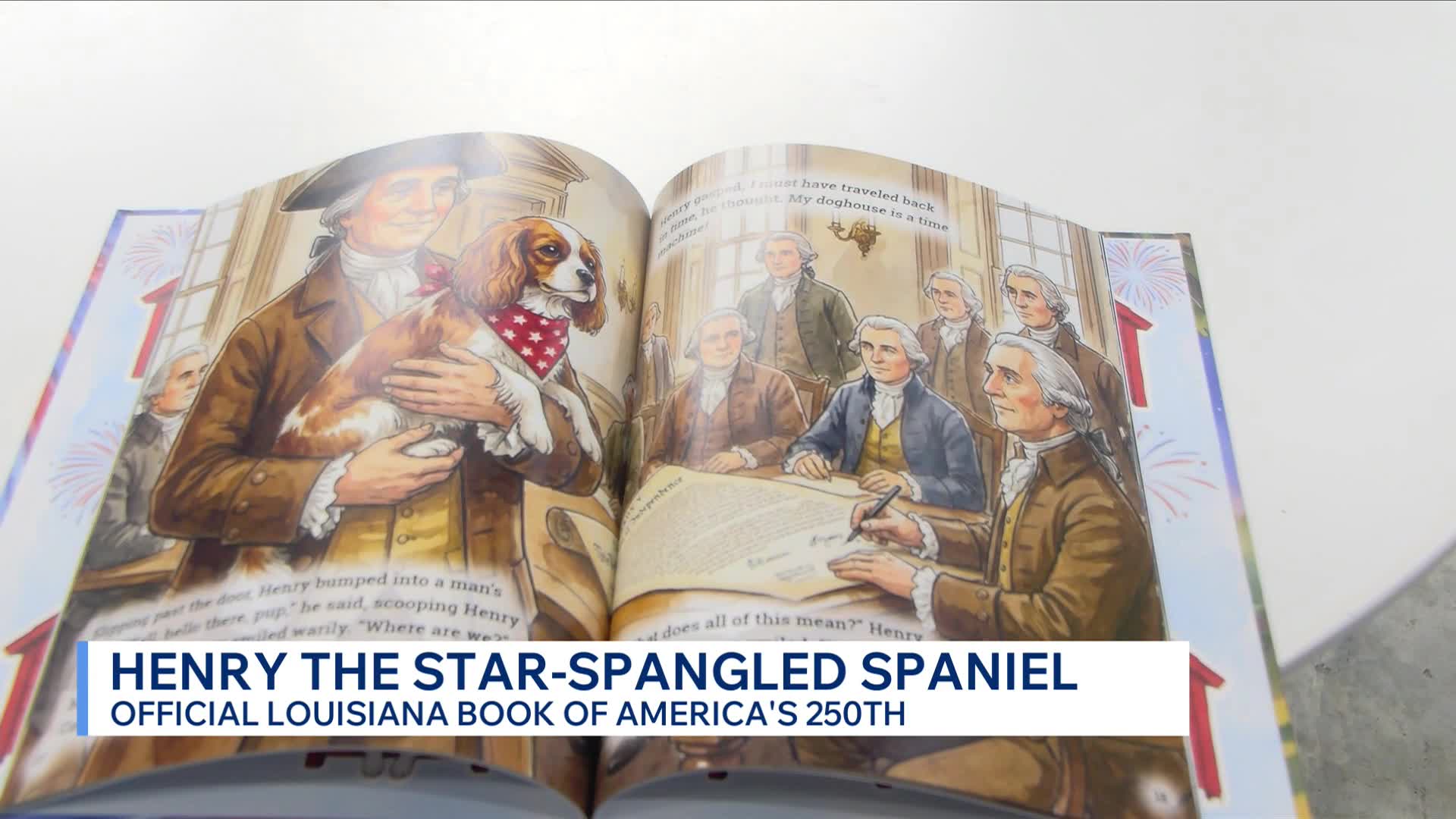 One Louisiana patriotic pup inspires young readers at Studyville
