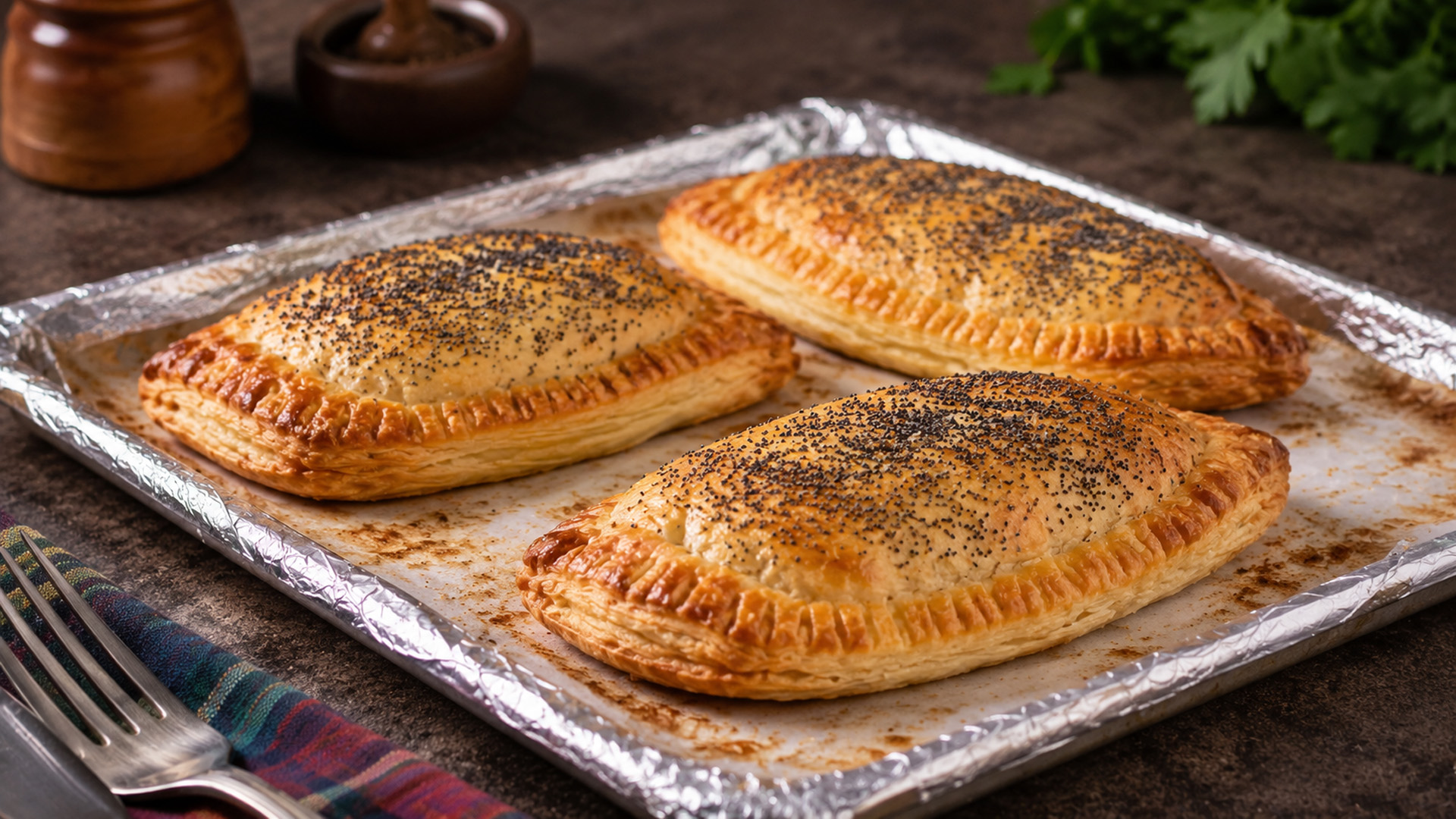 Easy homemade chicken ham and leek pasties recipe