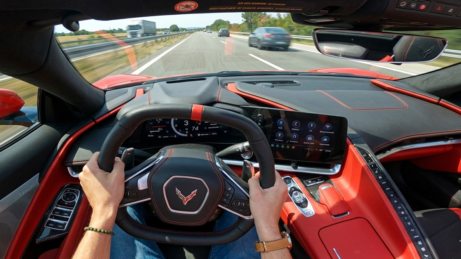 Driving the C8 Corvette Stingray for the first time