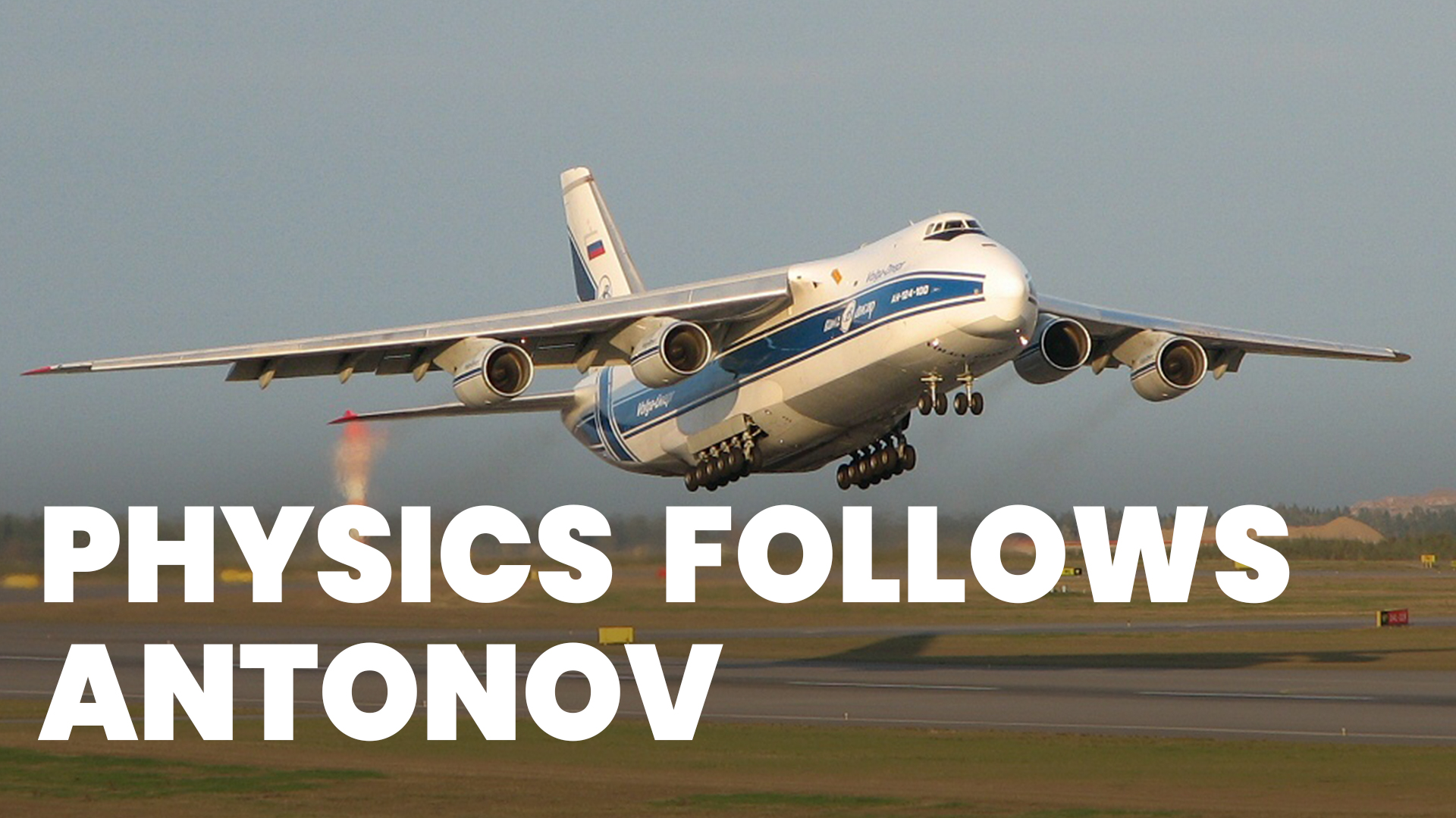 Antonov Ruslan heavy-lift beast doesn't follow physics?