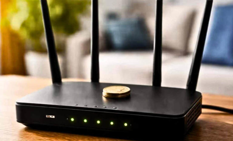 Why do they recommend placing a coin on your Wi-Fi router, and what ...