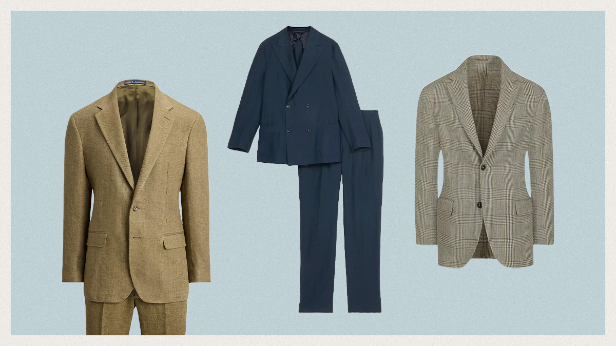 7 linen suits to live in this summer