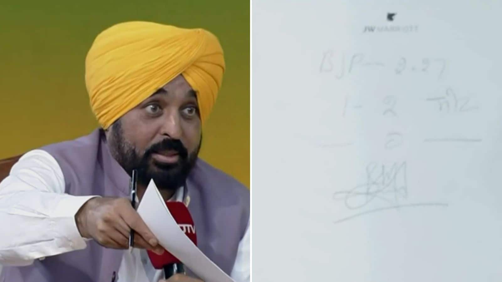 NDTV exclusive: "BJP will win 1 or 2 seats in Punjab": Bhagwant Mann's ...