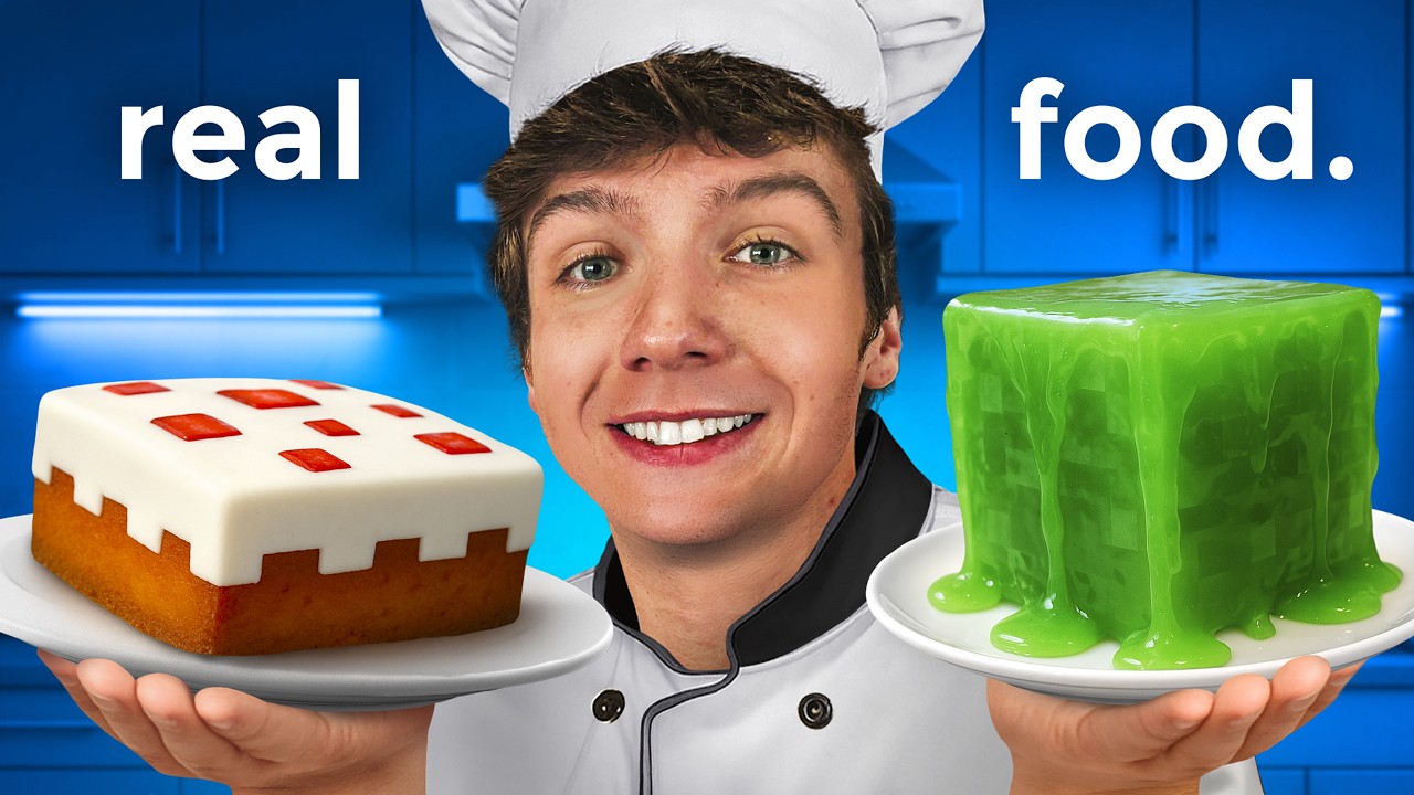 Eating every Minecraft food in real life!