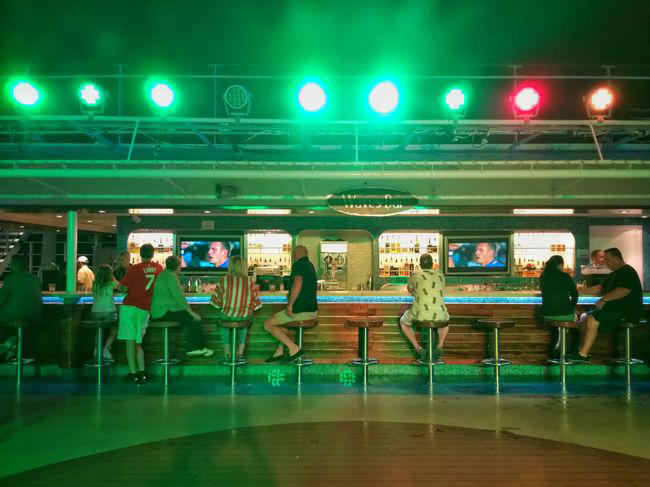 Woman detained after driving into crowd at Sebring bar