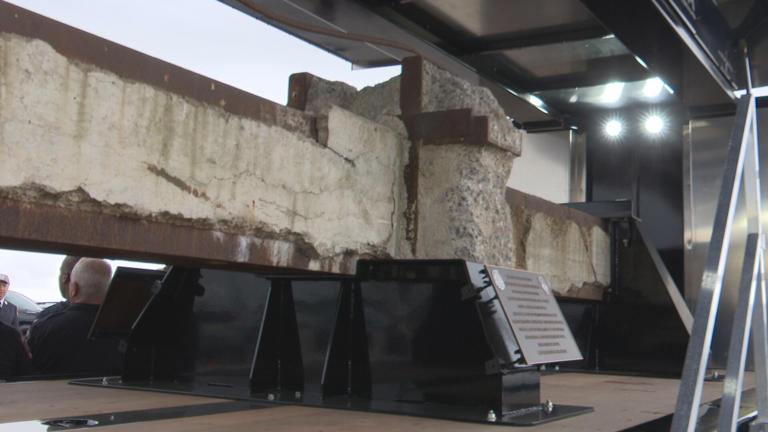 Tunnel to Towers brings World Trade Center steel beam to Battleship ...