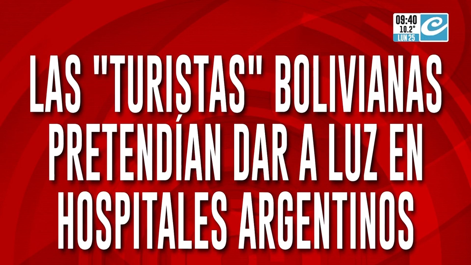 Gendarmería detuvo micro repleto de embarazadas bolivianas que se ...