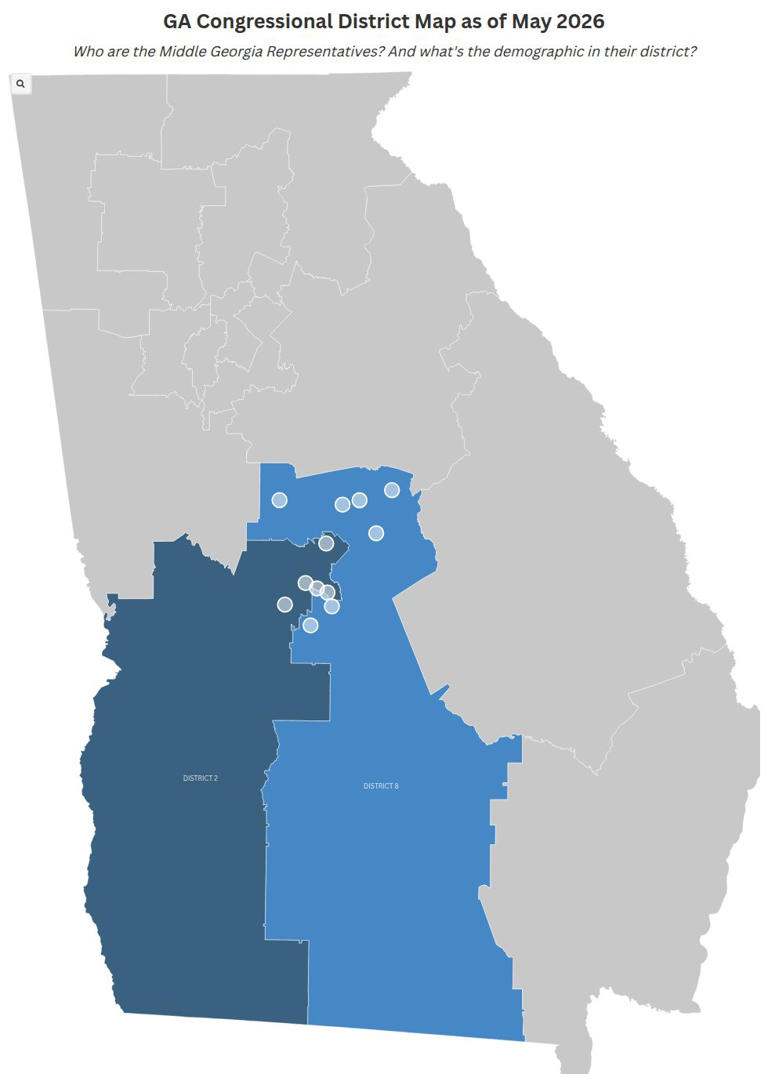How could redistricting change Middle Georgia? Take a look at maps