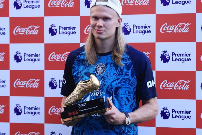 Haaland Soulier d'or anglais pour la troisième fois