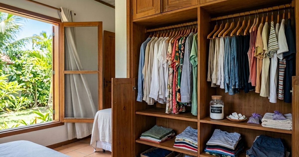 Adeus ao mofo no guarda-roupas, esse é o truque barato que deixa as ...