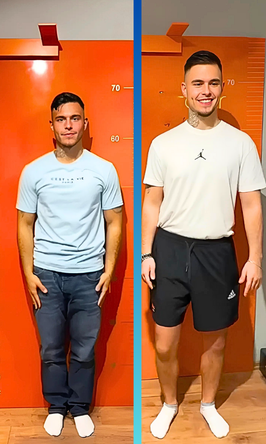 I was 5’8, now I’m 6’3