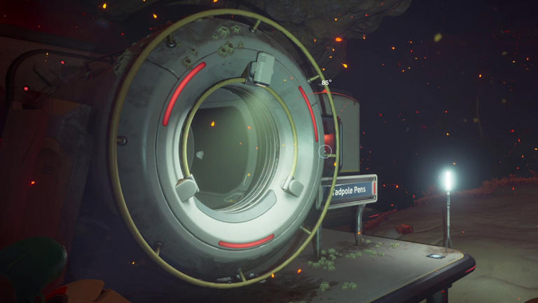 How to access the tadpole pens in Subnautica 2